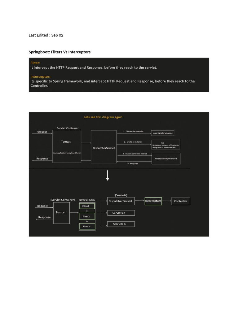 #18 Filters Vs Interceptors | PDF