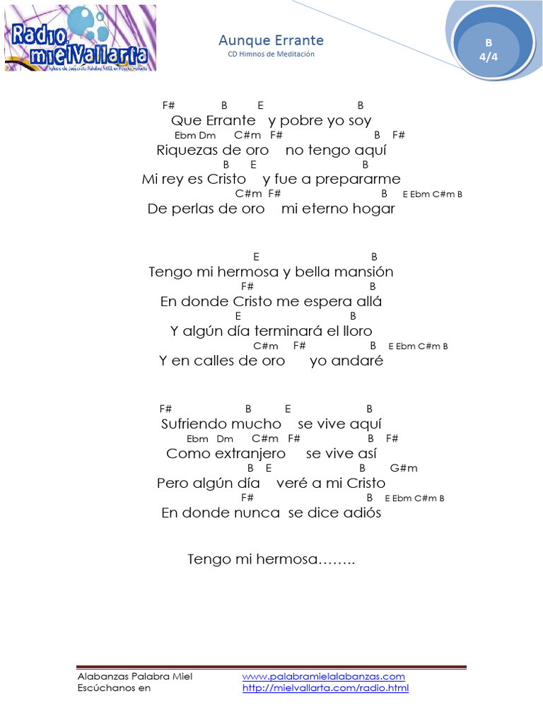 02 Aunque Errante | PDF