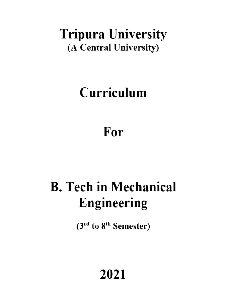 Mechanical Engineering | PDF