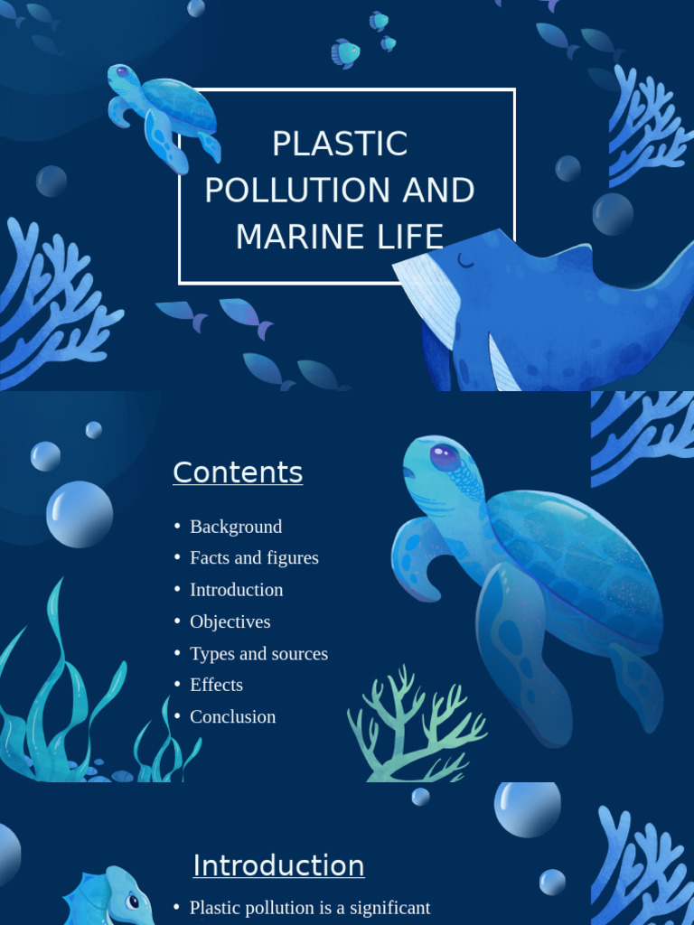 Plastic Pollution and Marine Life | PDF