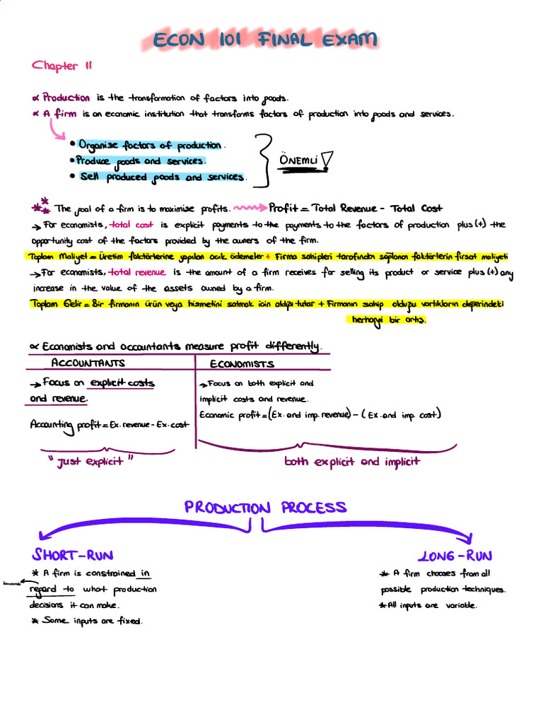 Econ 101 Final | PDF