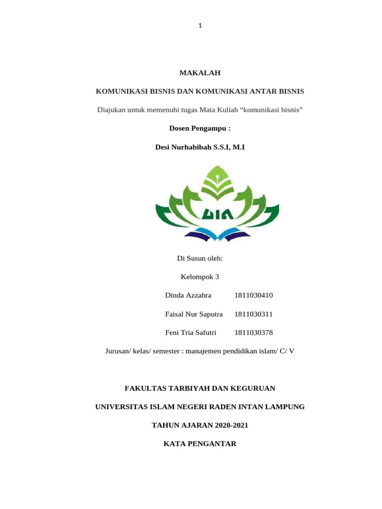 Makalah KB Kelompok 3 | PDF