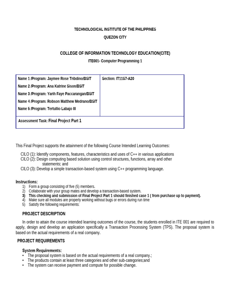 GROUP 4_Module4_FinalProjectPart1Submission | PDF