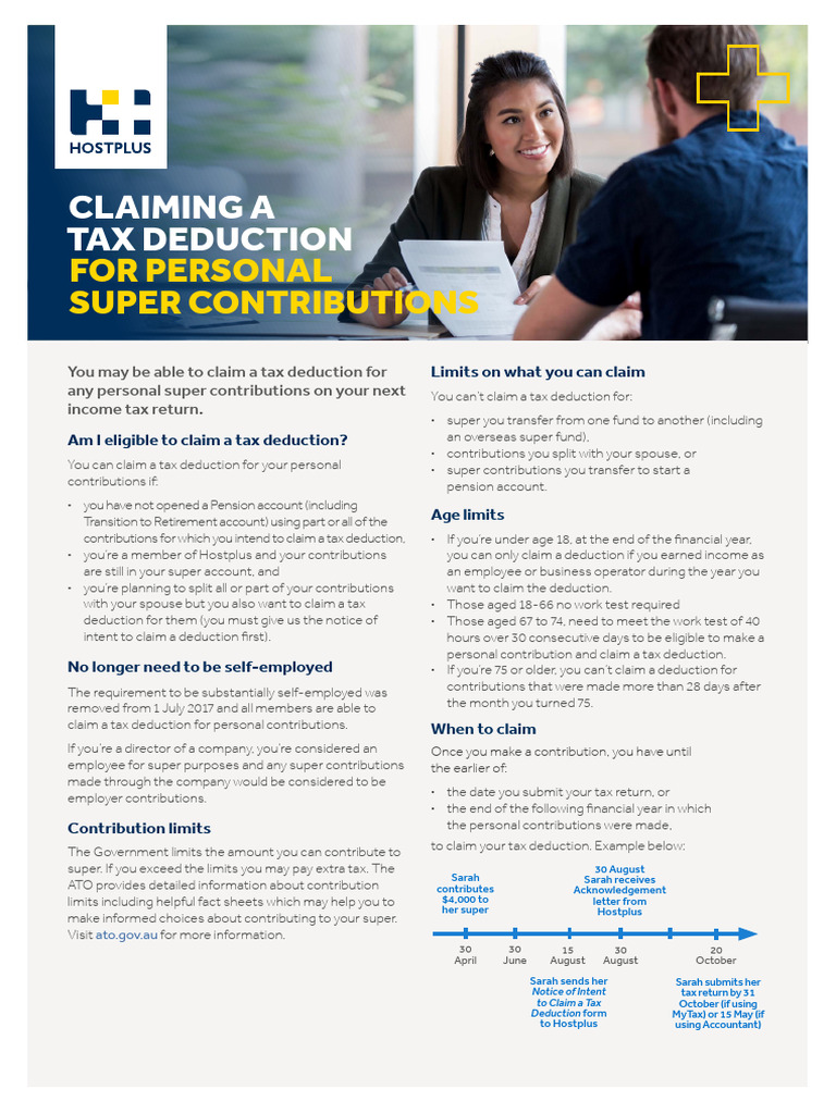 1297 FS Claiming Tax Deduction | PDF