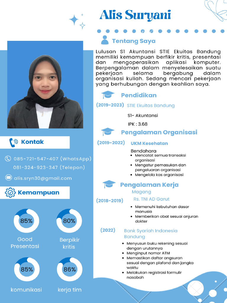 Alis Suryani CV | PDF