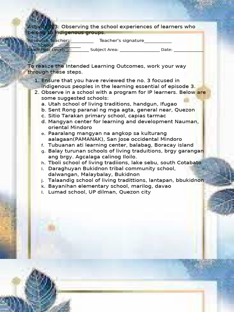 Activity 3.3docx | PDF