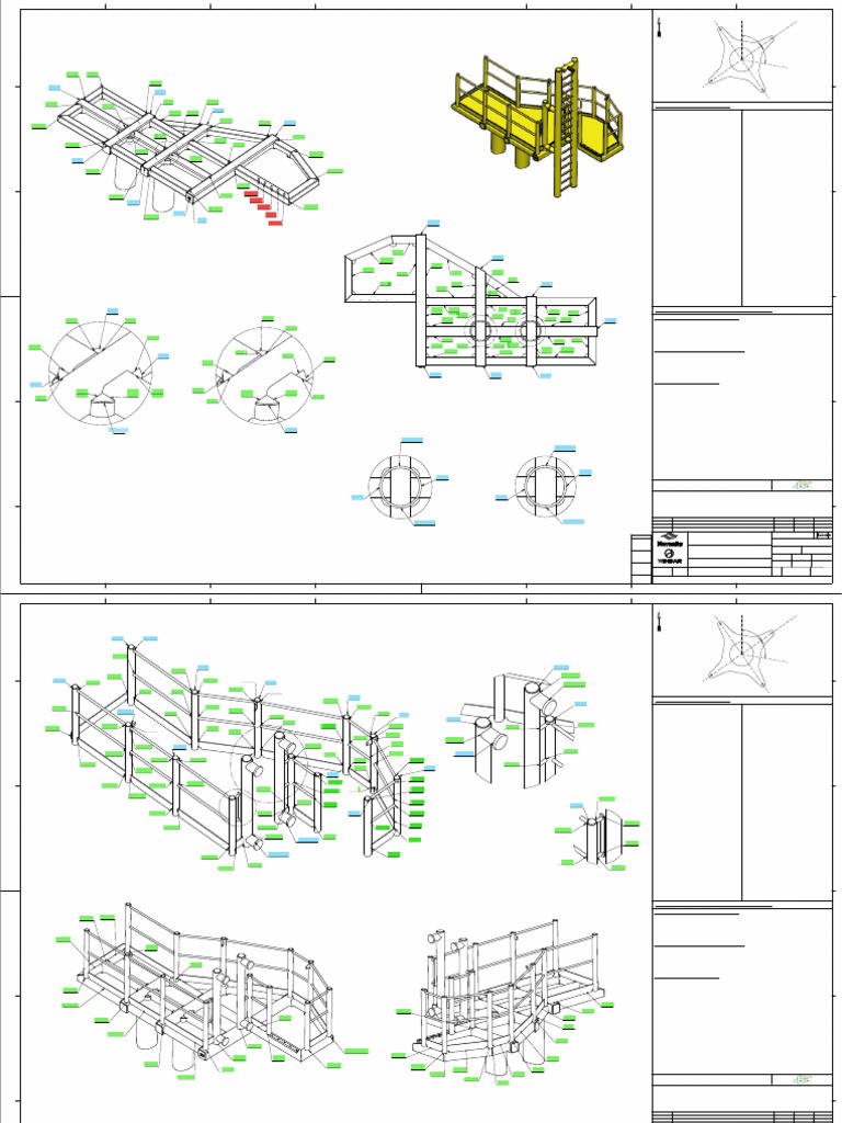 TRE-V10 - JVNW-TLB0001-00-ALL CLUSTERS. WELDING LOCATION. ACCESS ...