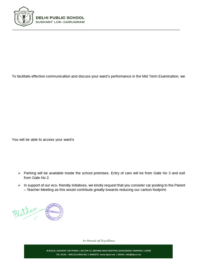 Circular For PTM Classes IX To XII On 19102024 | PDF