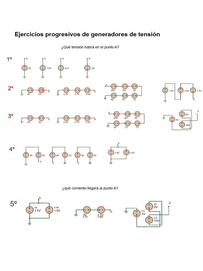 Ejercicio Progresivos Generadores | PDF