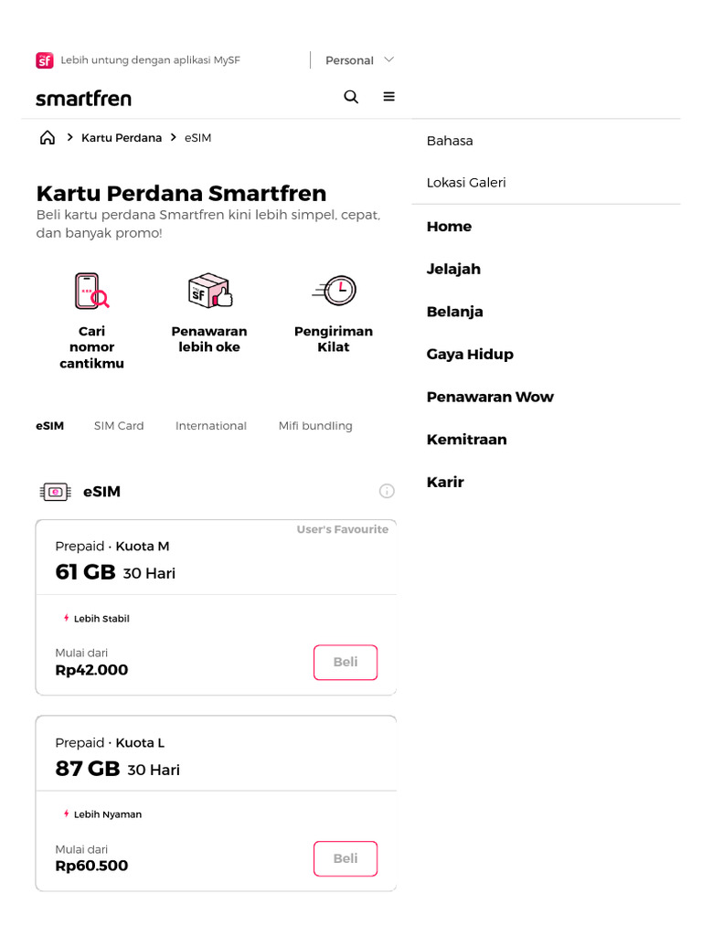 Beli SIM Card Online Smartfren - Langkah Mudah Dan Praktis - 100% Untuk ...