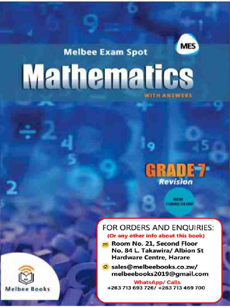Maths G7 MES Sample | PDF