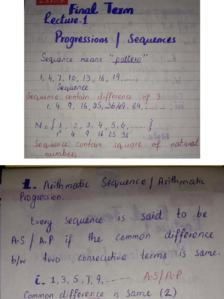 Mathematics Final Term Lectures. | PDF