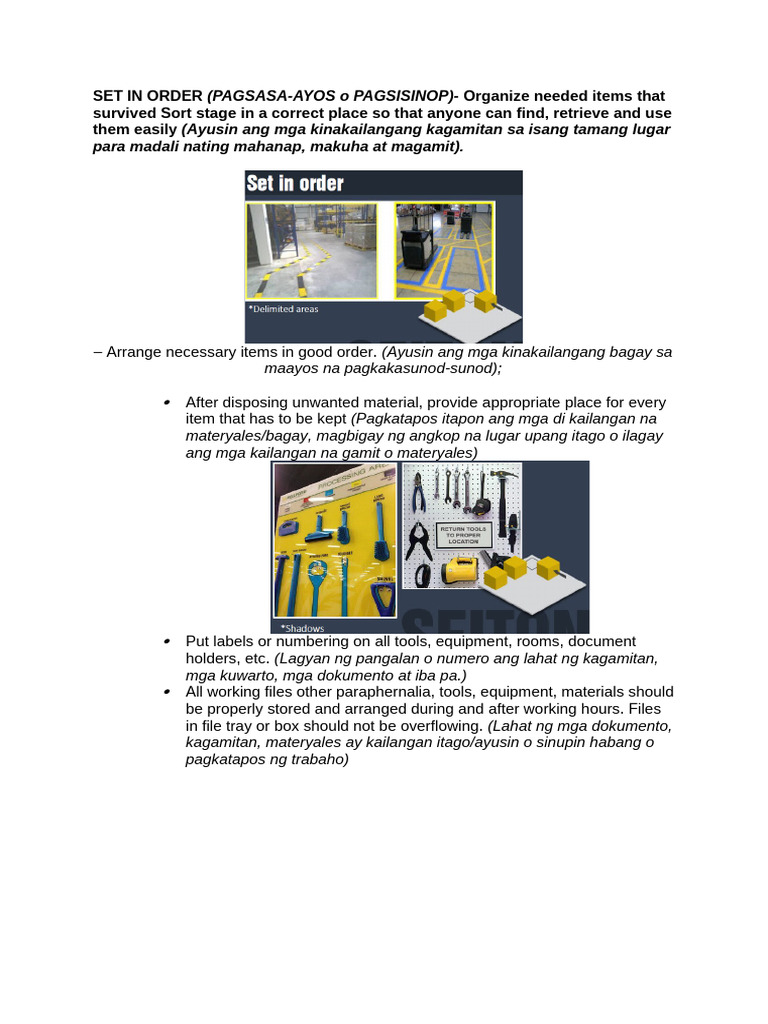 Set in Order | PDF