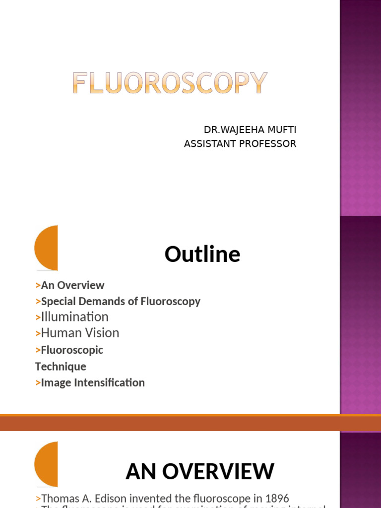Fluoroscopy - 1 | PDF