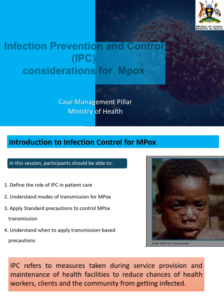 Module 3. Infection Prevention and Control For Mpox | PDF | Hygiene | Infection