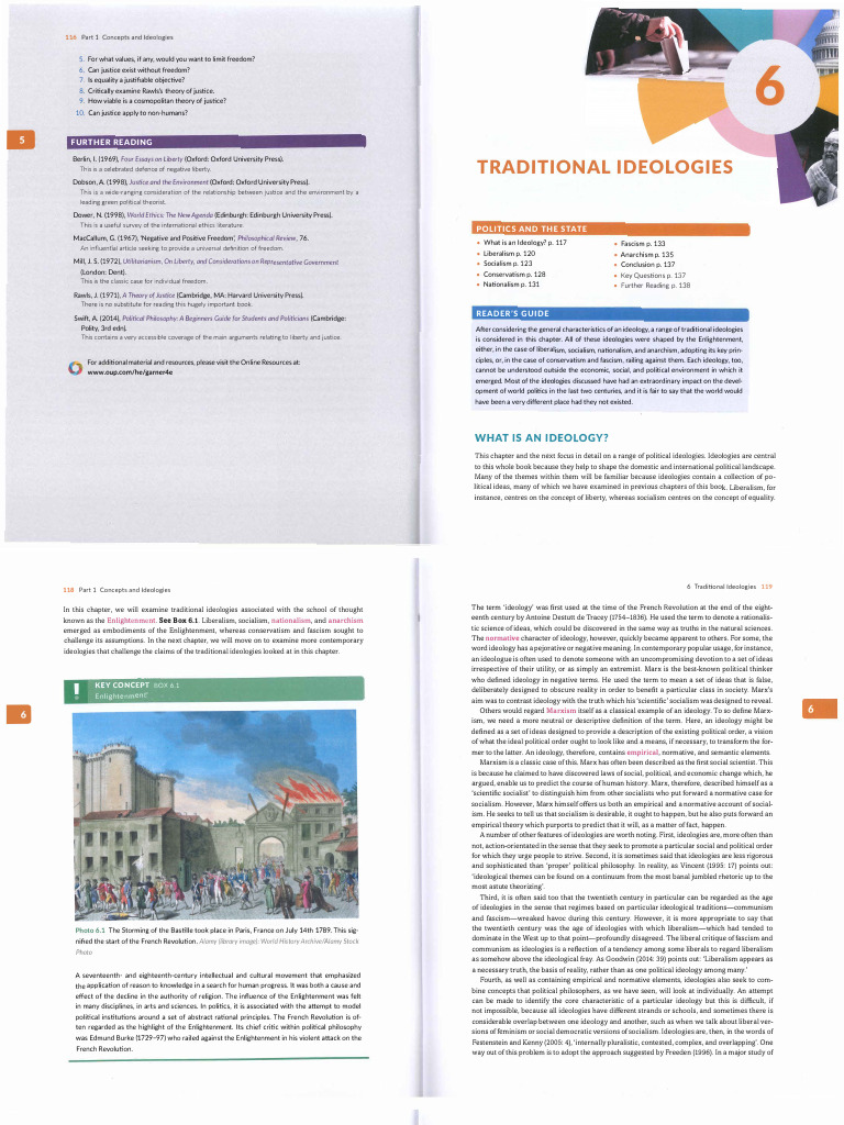 Traditional Ideologies | PDF