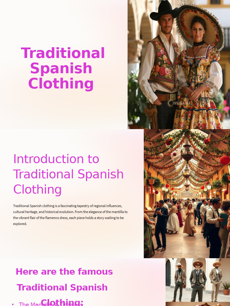 Traditional Spanish Clothing | PDF