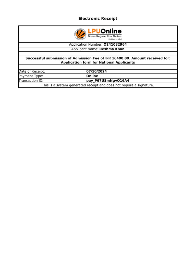 Ack O241082964 | PDF