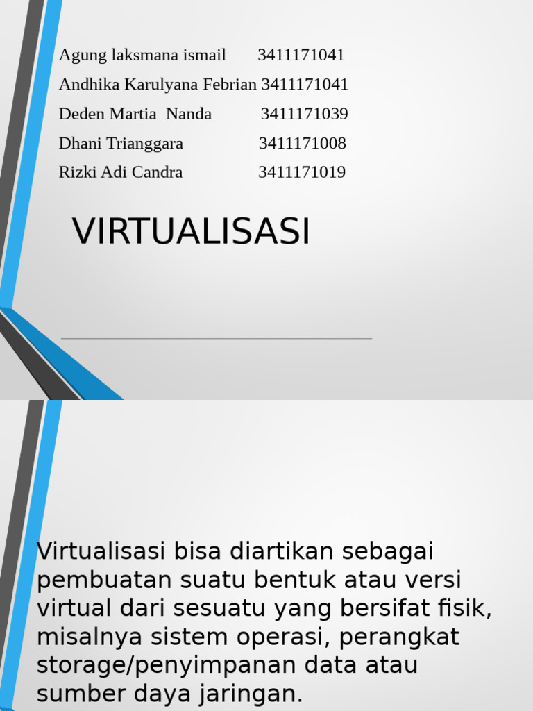 Virtualisasi Kelompok 1 | PDF