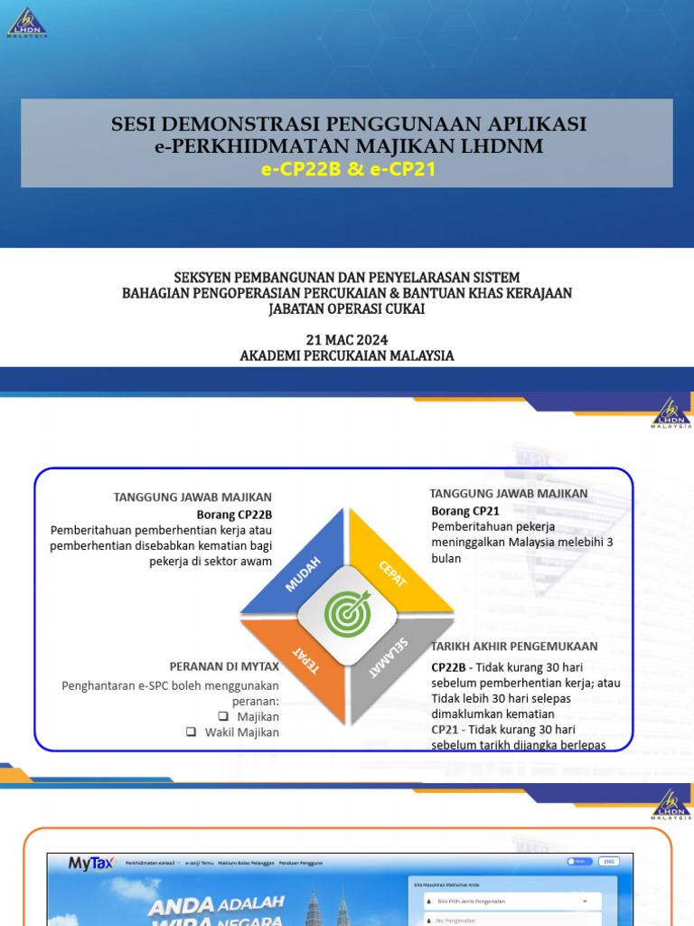 Demonstrasi E Cp22b And E Cp21 1 Berhenti Pdf
