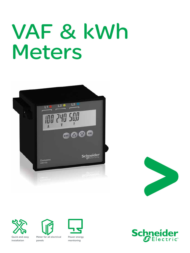 Metering Product VAF and KWH Meter | PDF