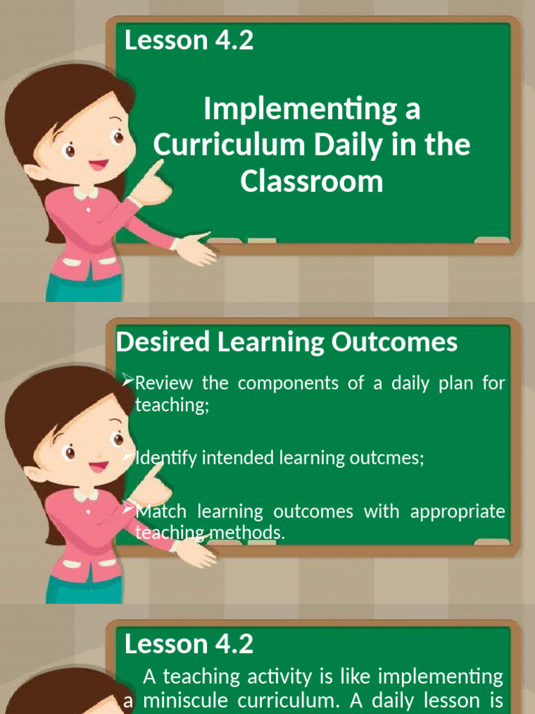 Group 11 - Implementing A Curriculum Daily in The Classrooms by Hernandez and Moscosa | PDF