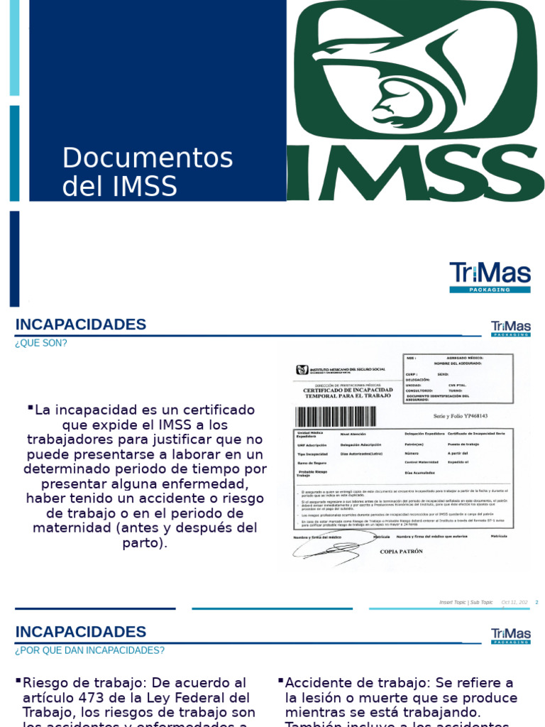 Documentos Del IMSS | PDF