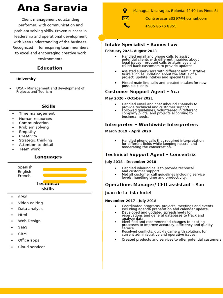 Ana Saravia 2023 | PDF