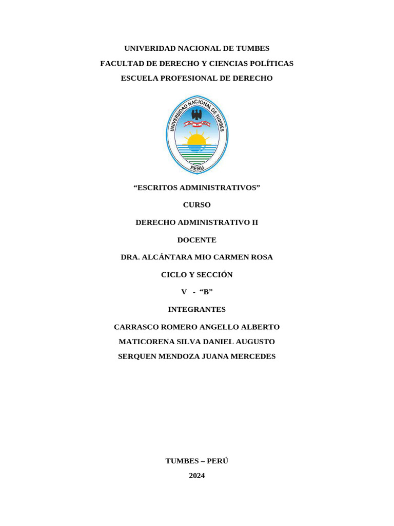 ESCRITOS ADMI (1) | PDF