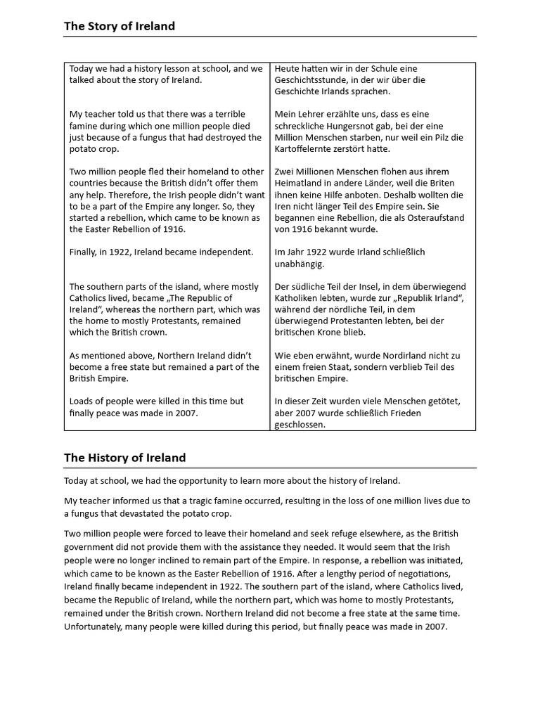 The History of Ireland | PDF