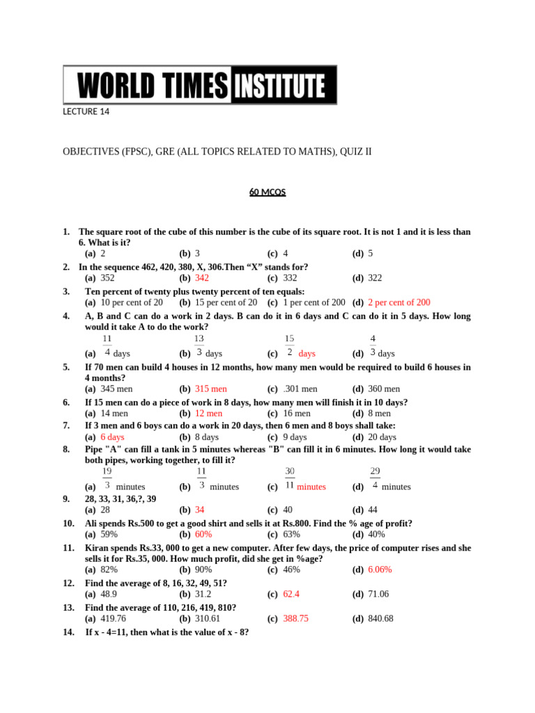 Lecture 14 | PDF