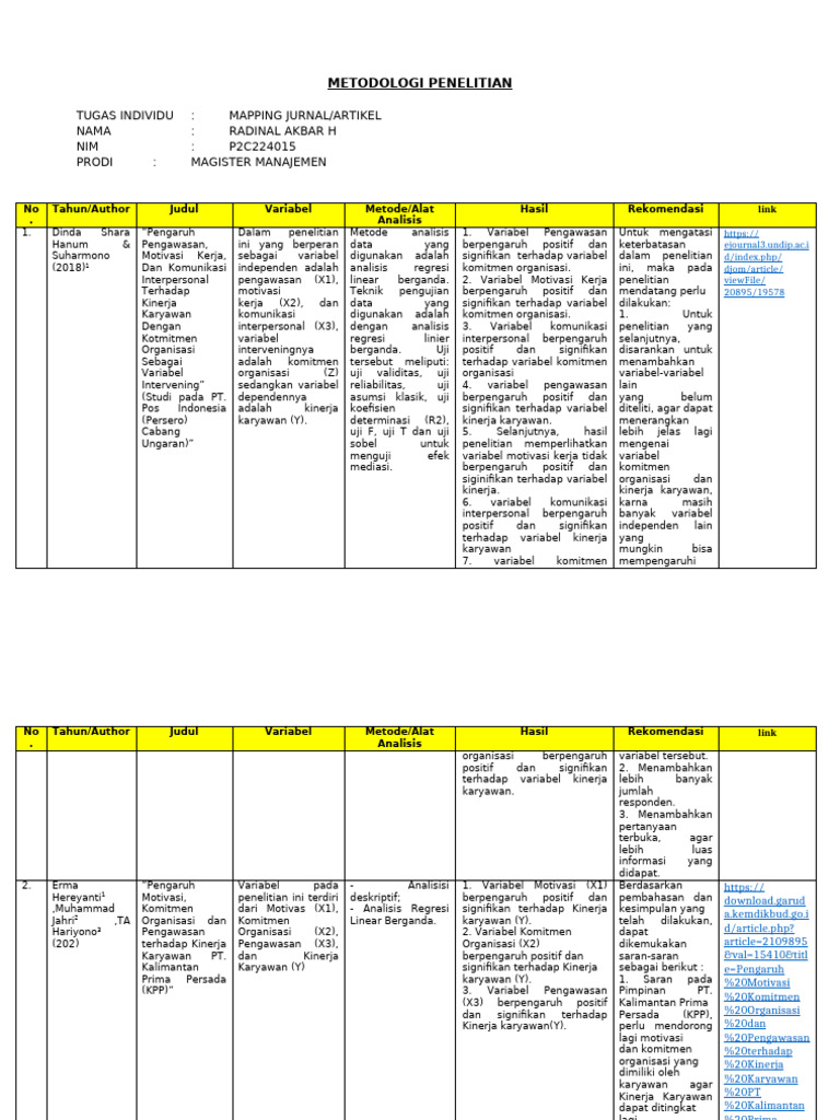 Mapping Artikel 11 | PDF