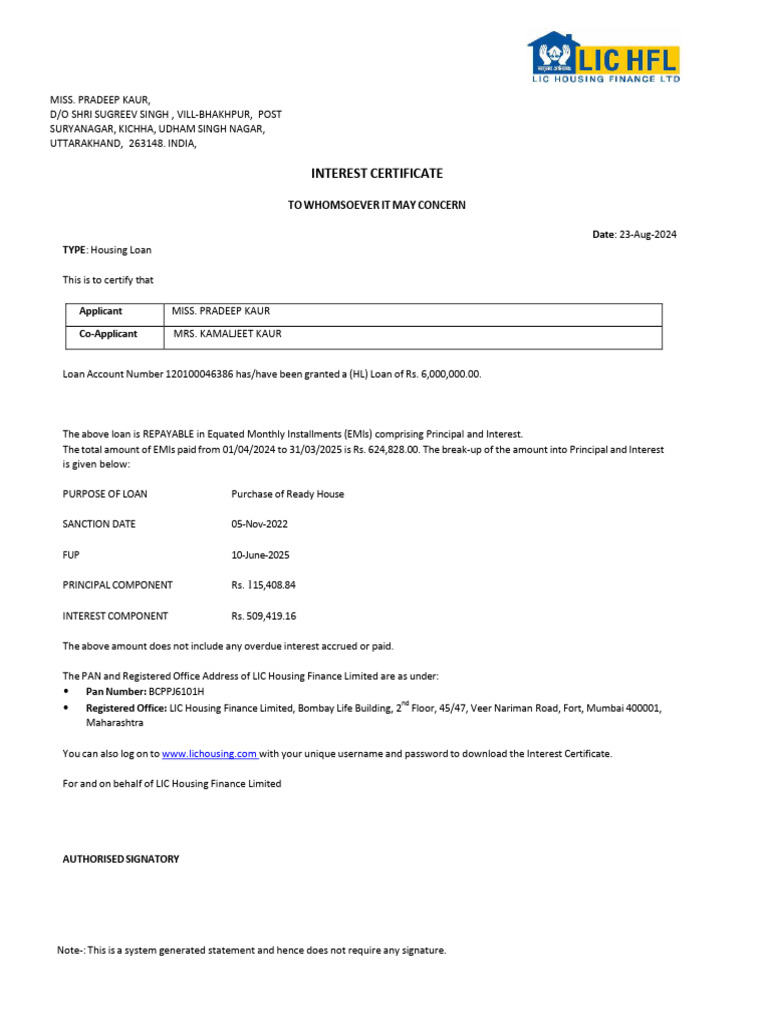 Pradeep Kaur Invesments | PDF