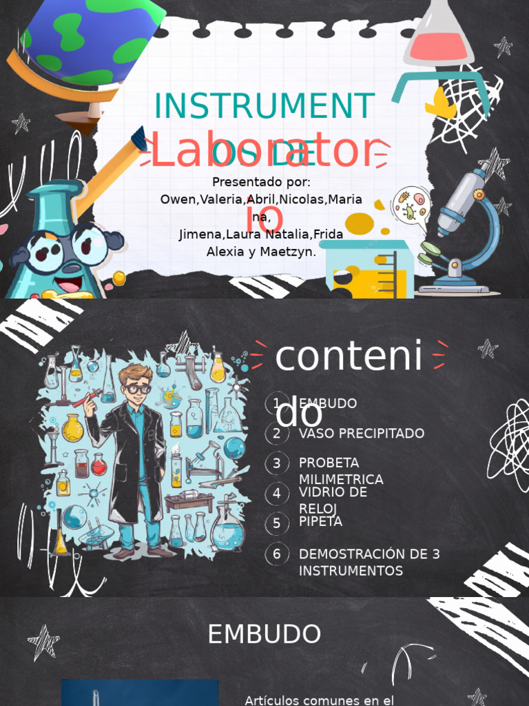 Instrumentos de Laboratorio Equipo 1 | PDF