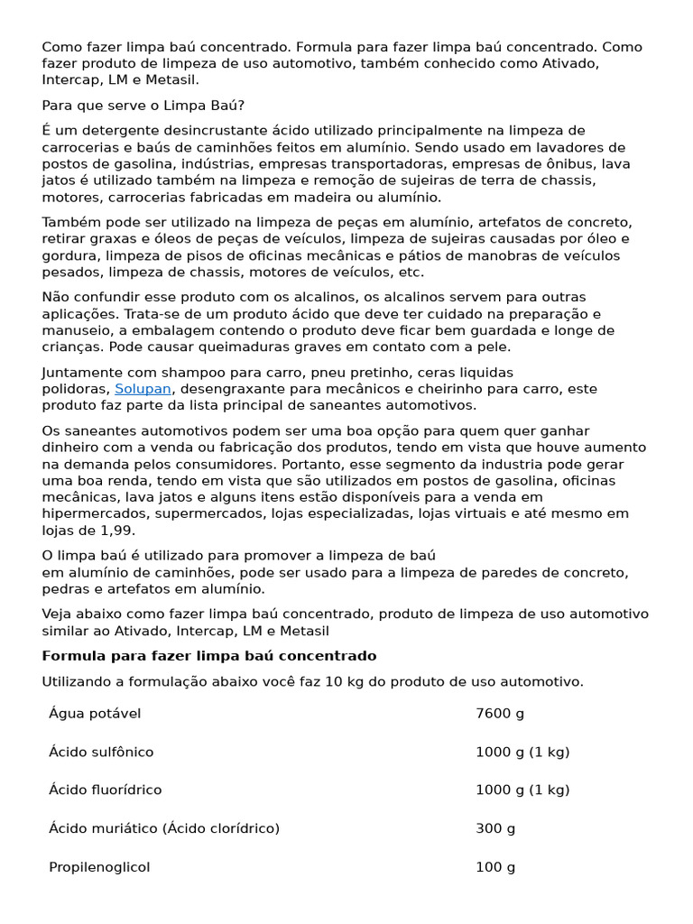 Formula de Intercap | PDF