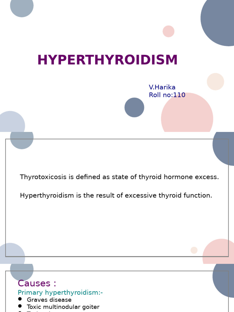 HYPERTHYROIDISM-WPS Office | PDF