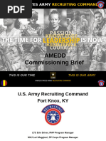 FY24 Army Medical Department Recruiting Program Guide | PDF | Dietitian ...