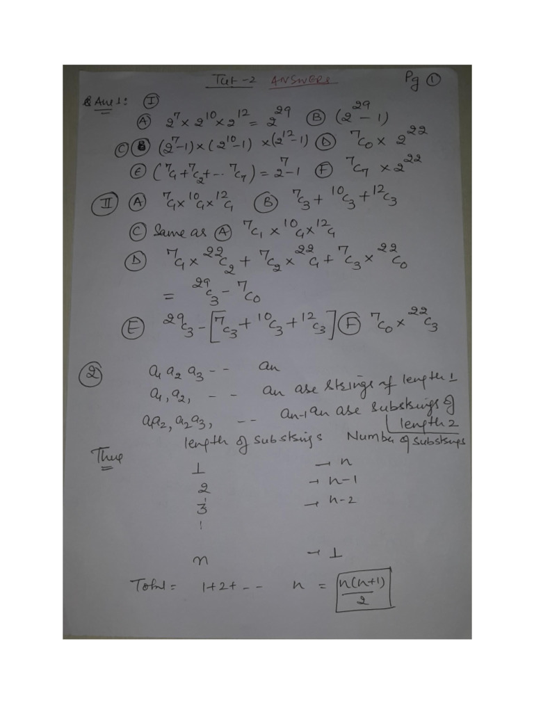 Solution Combination | PDF