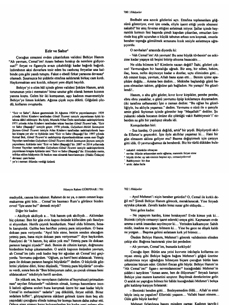 2-Eci̇r Ve Sabir | PDF