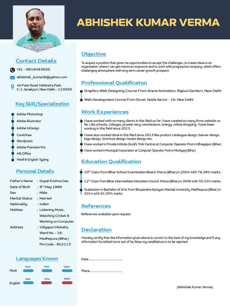 Abhishek Verma Resume | PDF