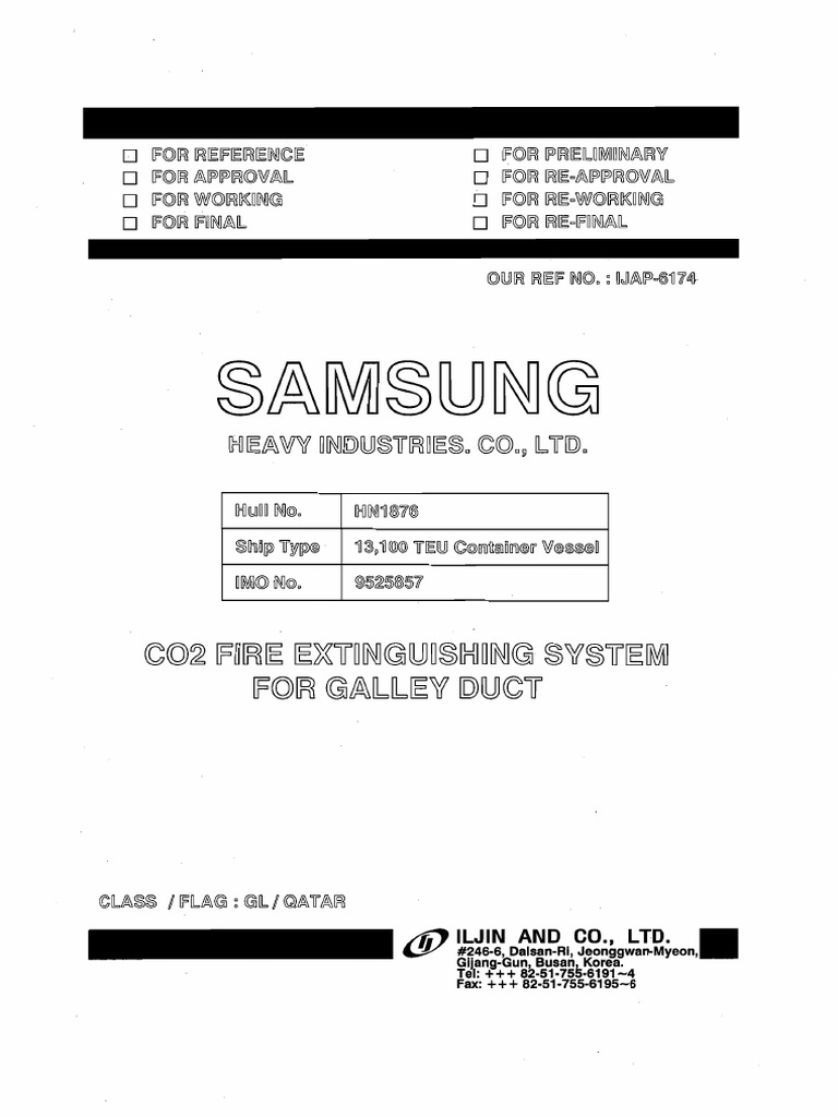 Fire Extinguishing Sys For Galley Range | PDF