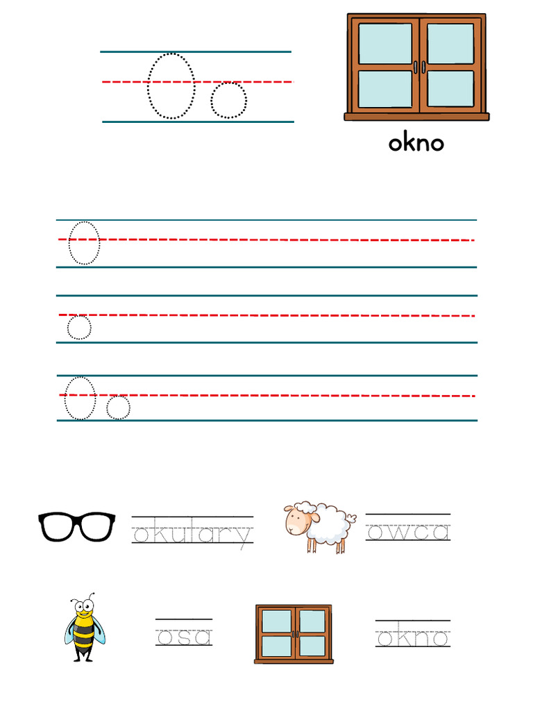 Writing Letter Oo Worksheet | PDF