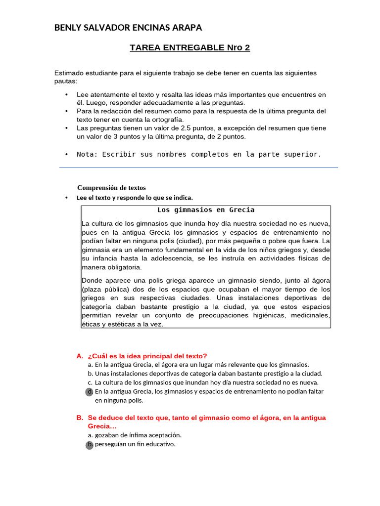 ACTIVIDAD ENTREGABLE 2 | PDF