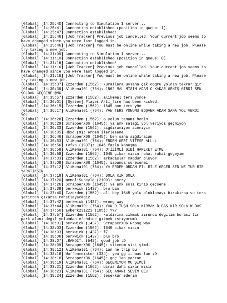 Chat 2024 08 21 Log | PDF