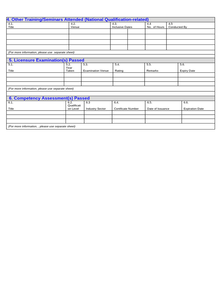 APPLICATION FORM BACK | PDF