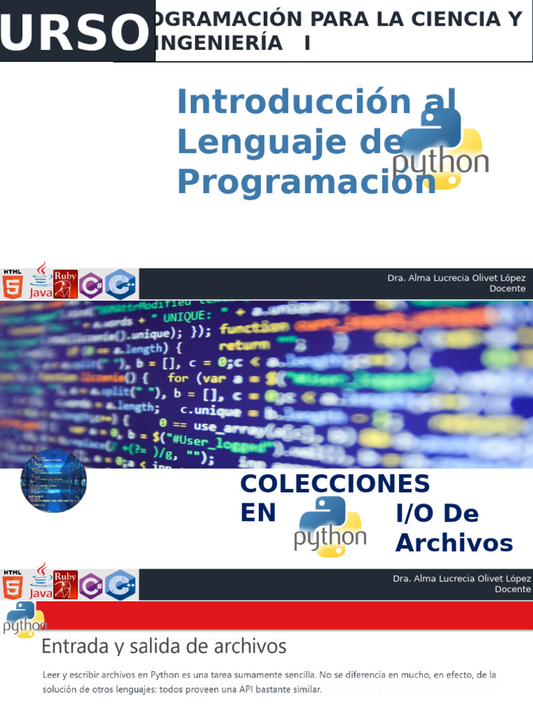 Python_Colecciones_Archivos | PDF
