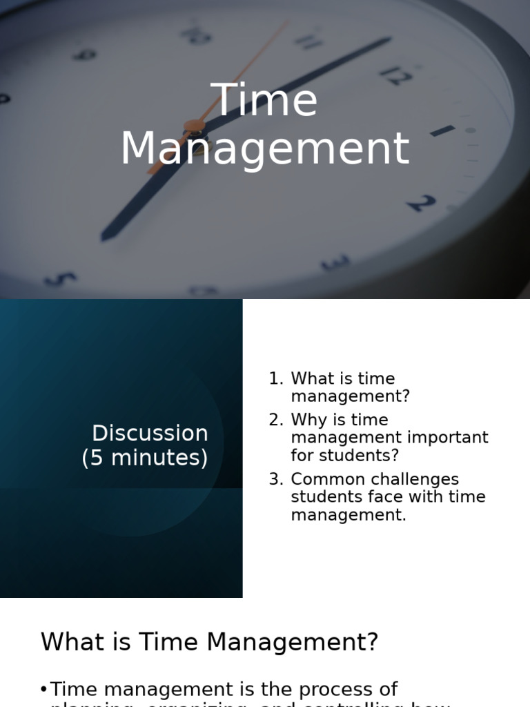 Time Management | PDF