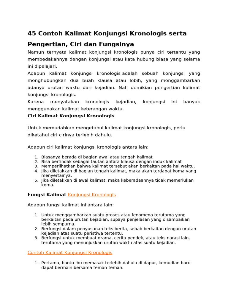 Konjungsi Kronologis | PDF
