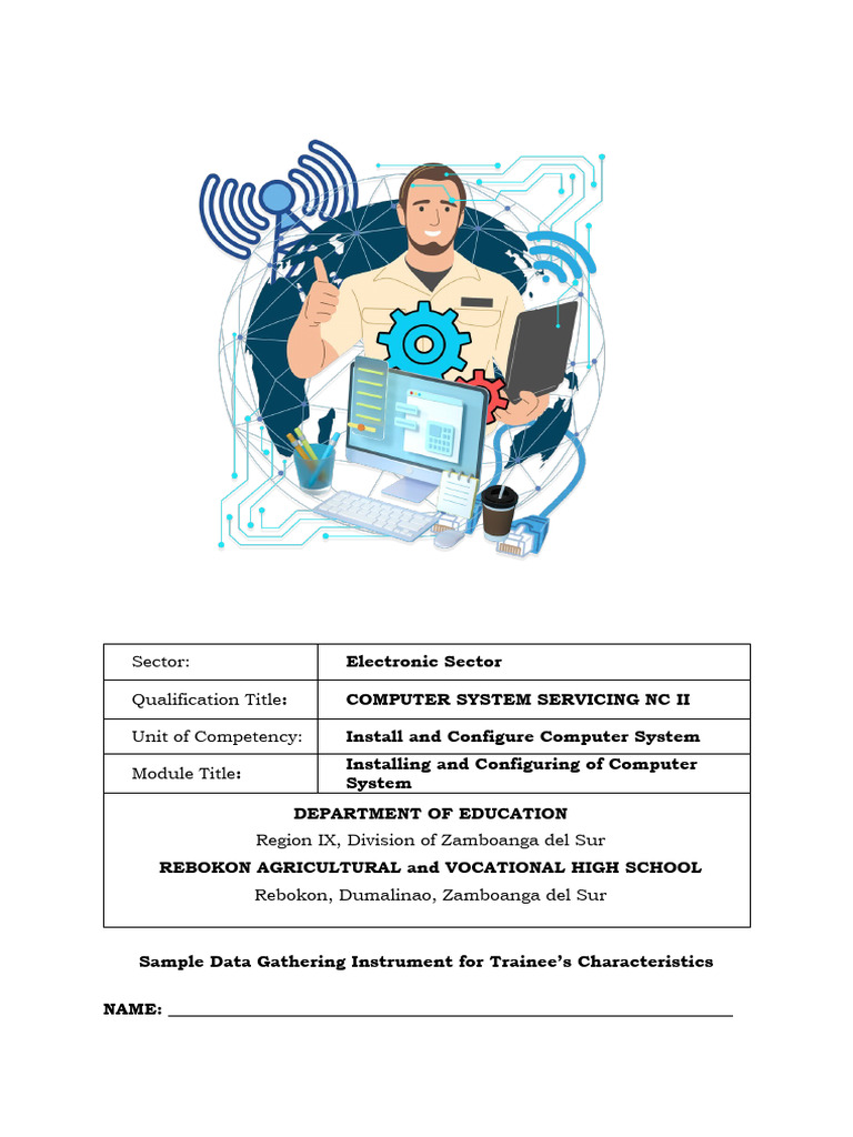 Sample Data Gathering Instrument For Trainee - ALPantallano | PDF
