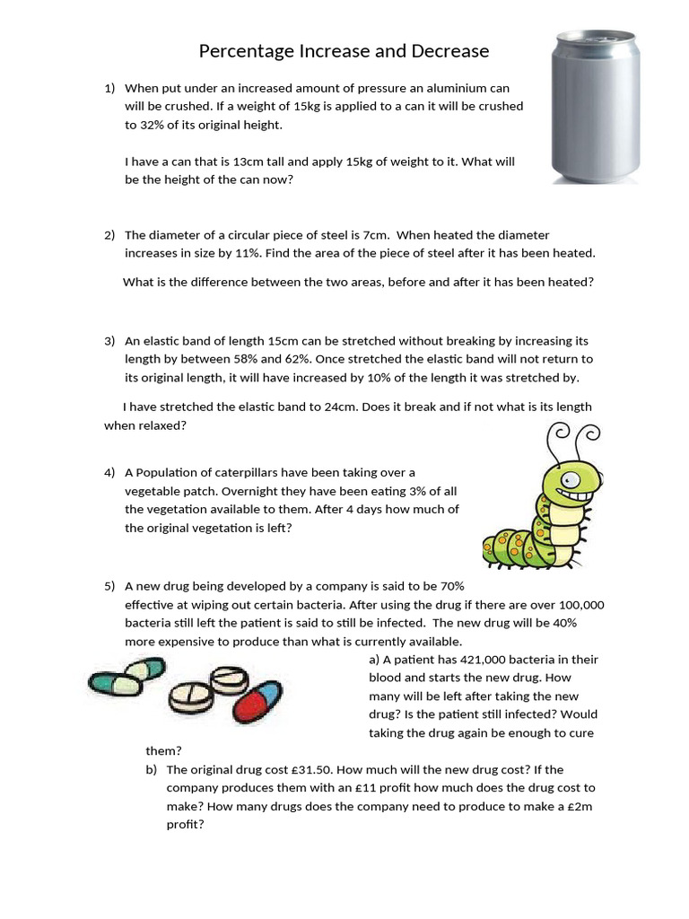 Increase Decrease | PDF